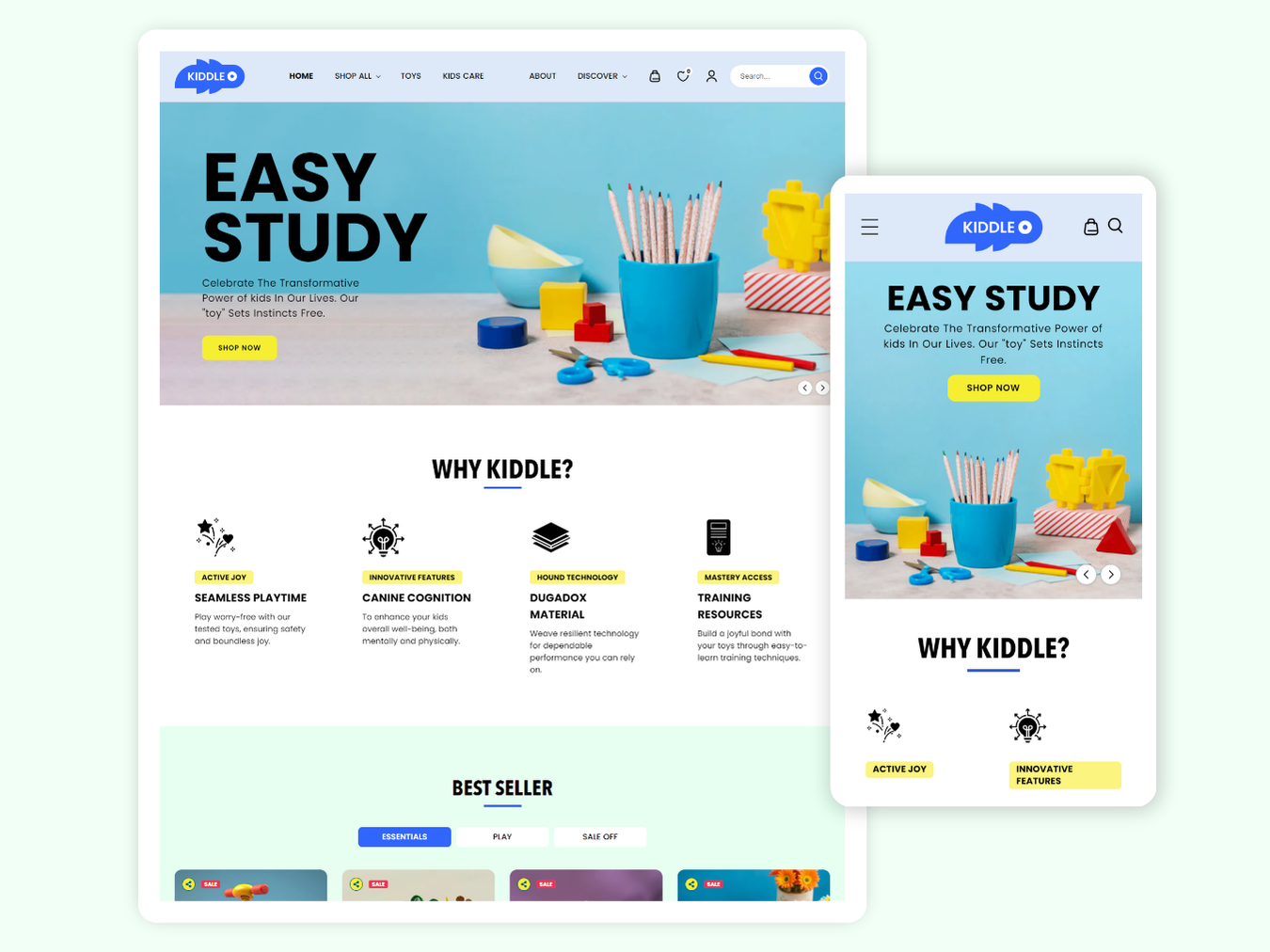 KIDDLE - Best Shopify kids Toy Store Themes – speedothemes