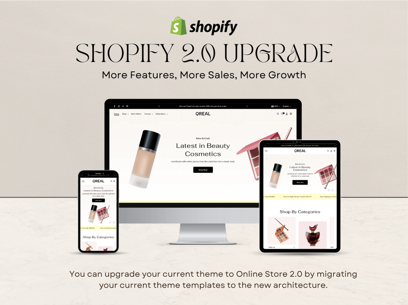Shopify 2.0 Upgrade With Updated Theme – speedothemes